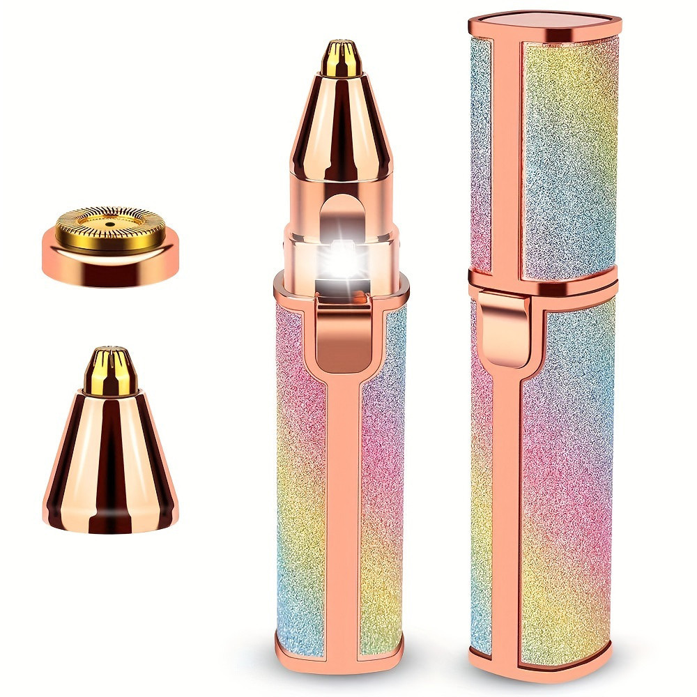 Aparador Multifuncional de Sobrancelhas Dois em Um Elétrico Automático Sem Dor para Face ...