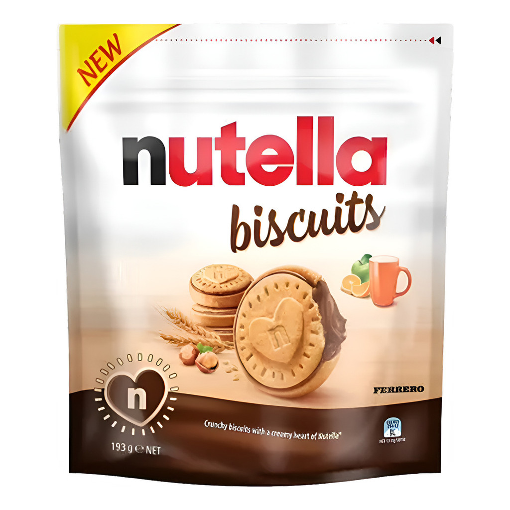 Nutella Biscuits Biscoito Wafer Creme De Avelã Ferrero 193g | Shopee Brasil