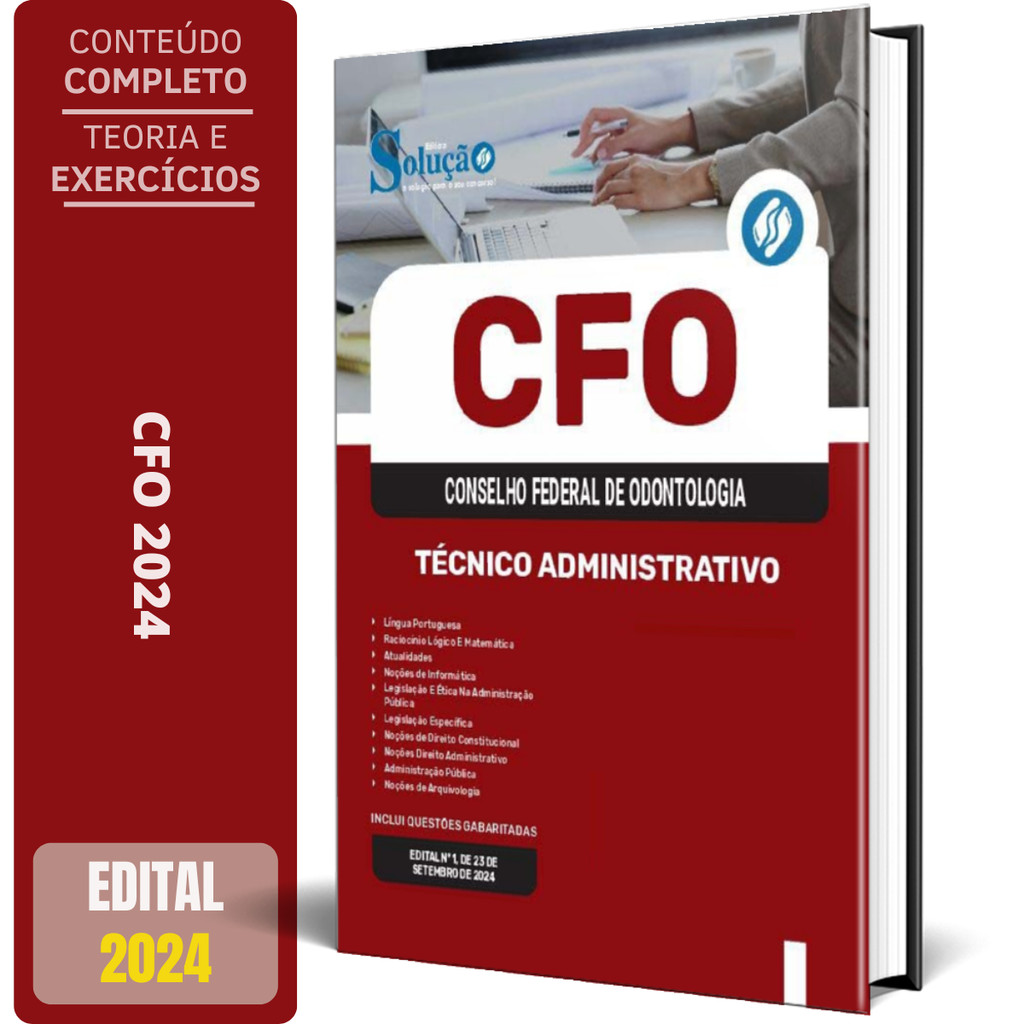 Apostila CFO 2024 - Técnico Administrativo | Shopee Brasil