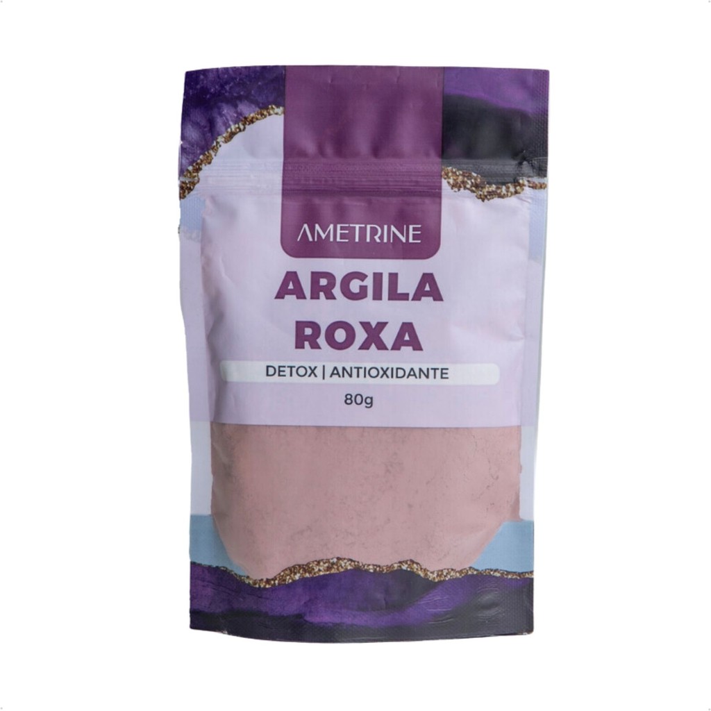 Argila Roxa Facial Capilar Corporal Skincare Vegan Revitalizadora Anti ...