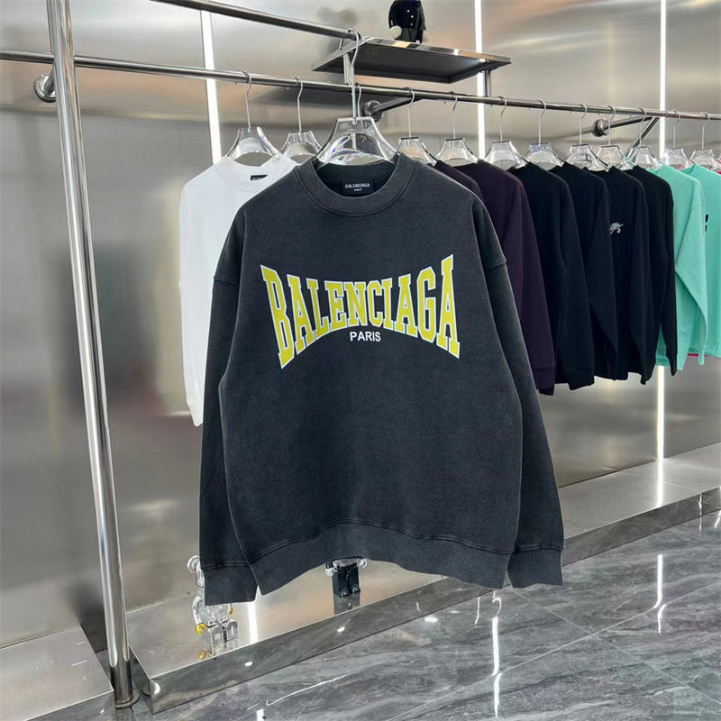 Balenc 2024 Outono nova marca da moda Paris clássica impressão da letra ...