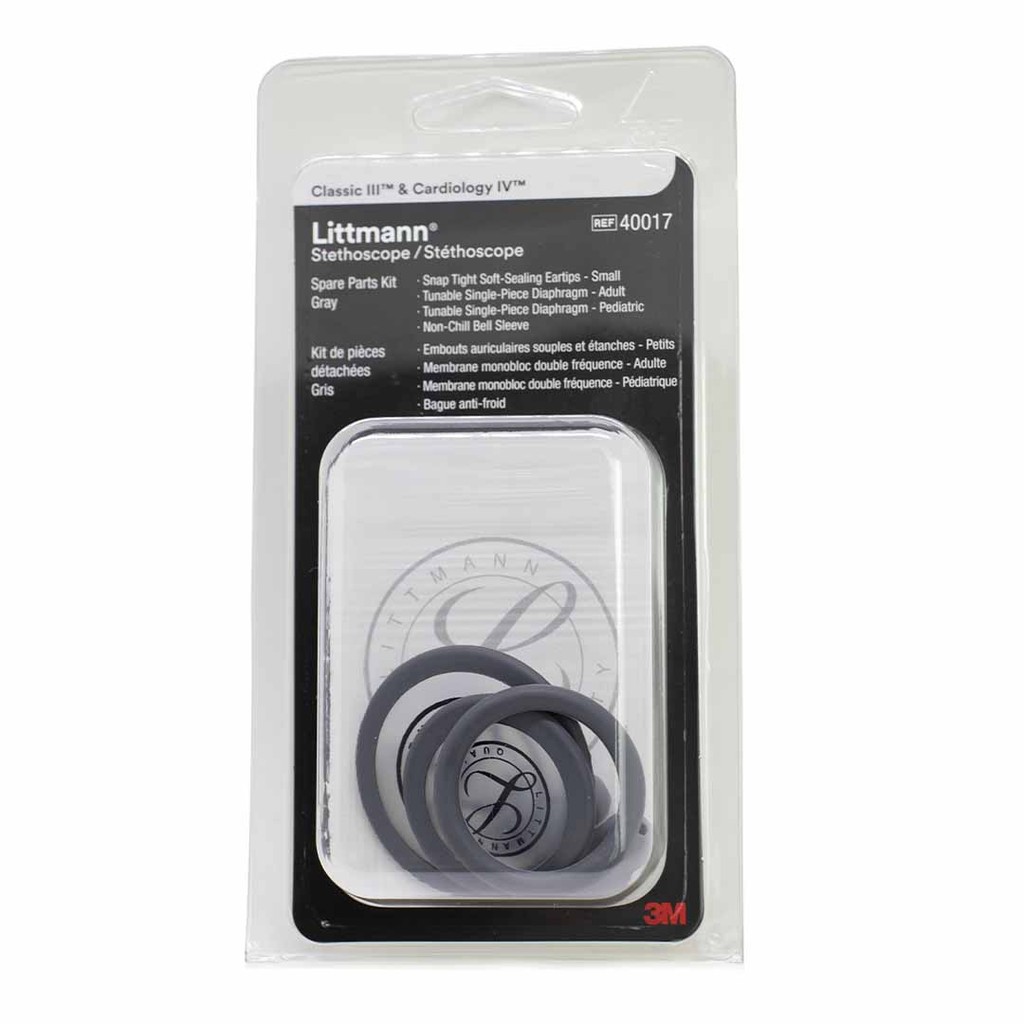 Kit Reparo Littmann Classic III e Cardiology IV CINZA 40017 3M | Shopee ...