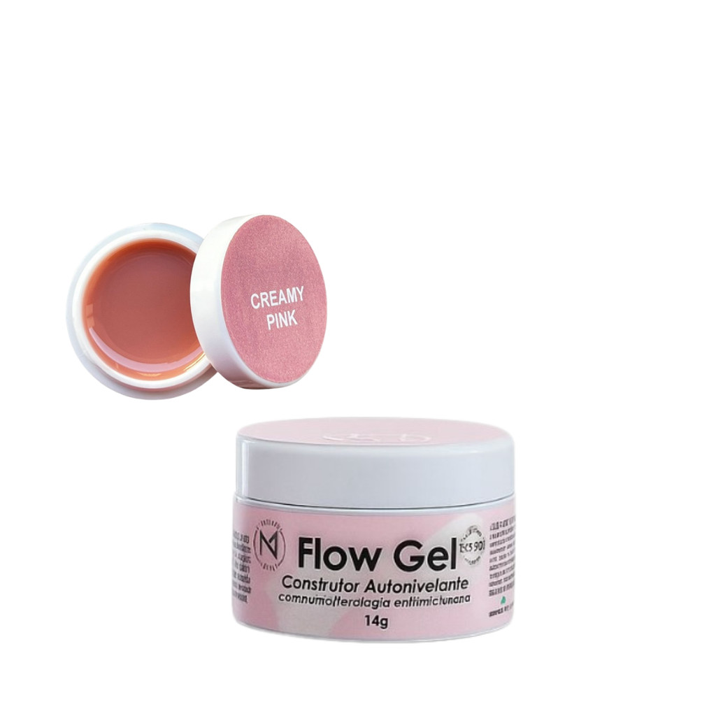 Flow Gel Autonivelante Creamy Pink 14g Majestic Nude | Shopee Brasil