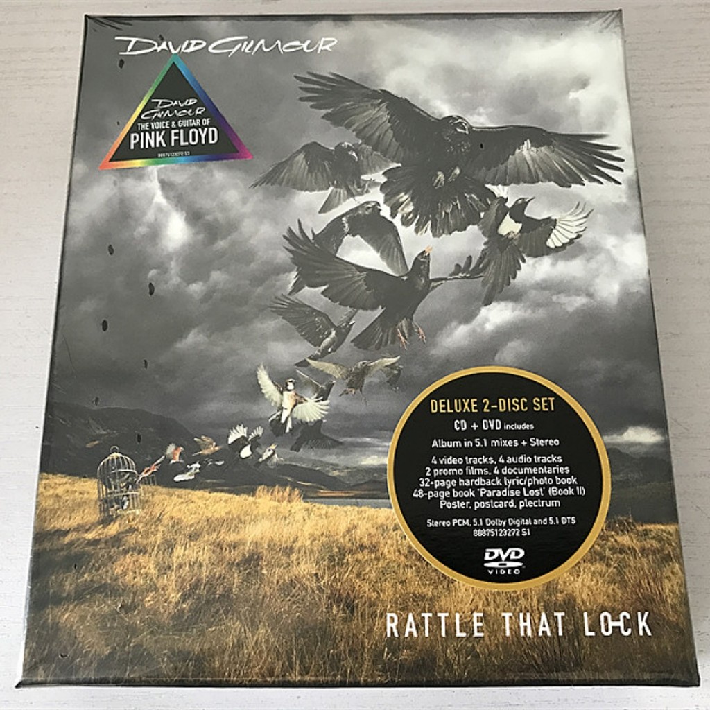 Pink Floyd David Gilmour Rattle That Lock CD+DVD US Original 2 Disc Album [Lacrado] Brand New ...