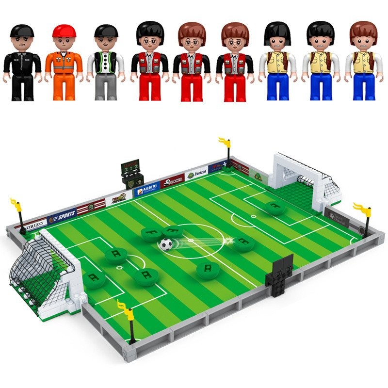Compatível com Lego Lego Lego Blocos de Campo de Futebol Blocos de ...