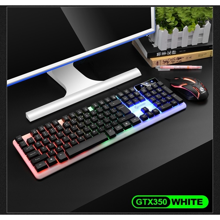 JU Zeus Gtx-350 Conjunto De Teclado E Mouse Para Jogos Led Colorido Com ...