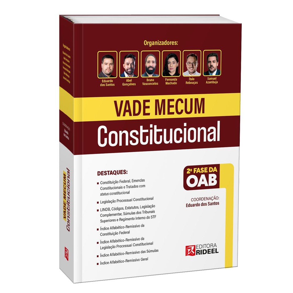 Vade Mecum Constitucional - 44º exame da ordem | Shopee Brasil