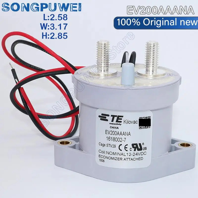 Relés Automotivos EV200AAANA EV200HAANA LEV100A4ANG TE 12V-24VDC 500A ...
