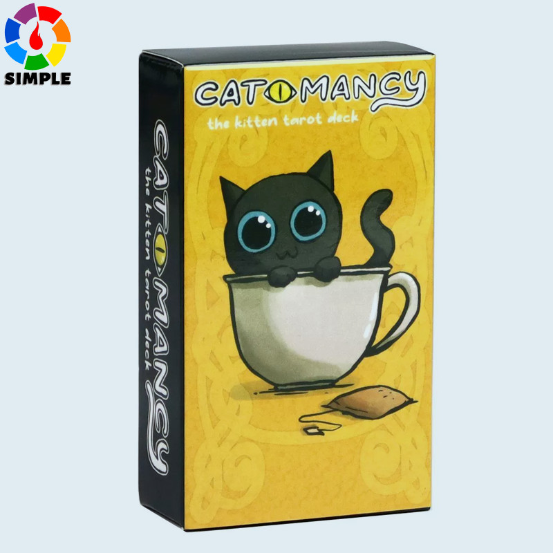 Cat Mancy The Kitten Tarot Deck Cards A 78 card | Shopee Brasil