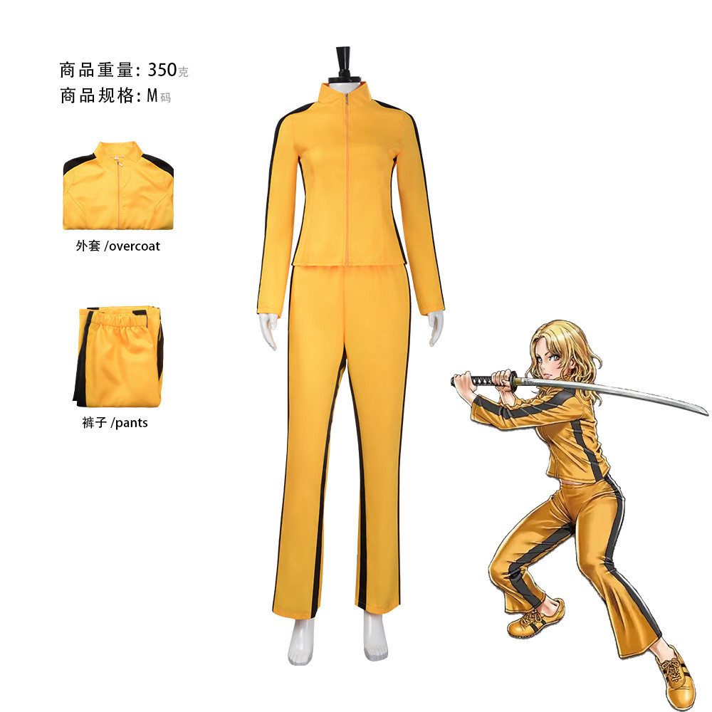 Filme Kill Bill cos se veste noiva assassina cosplay Halloween role ...