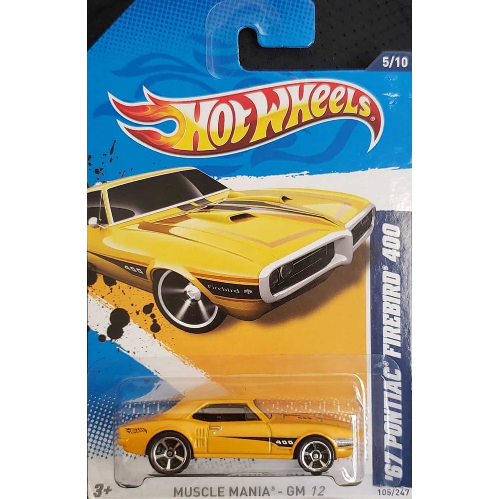 Hot Wheels Muscle Mania - '67 Pontiac Firebird 400 | Shopee Brasil