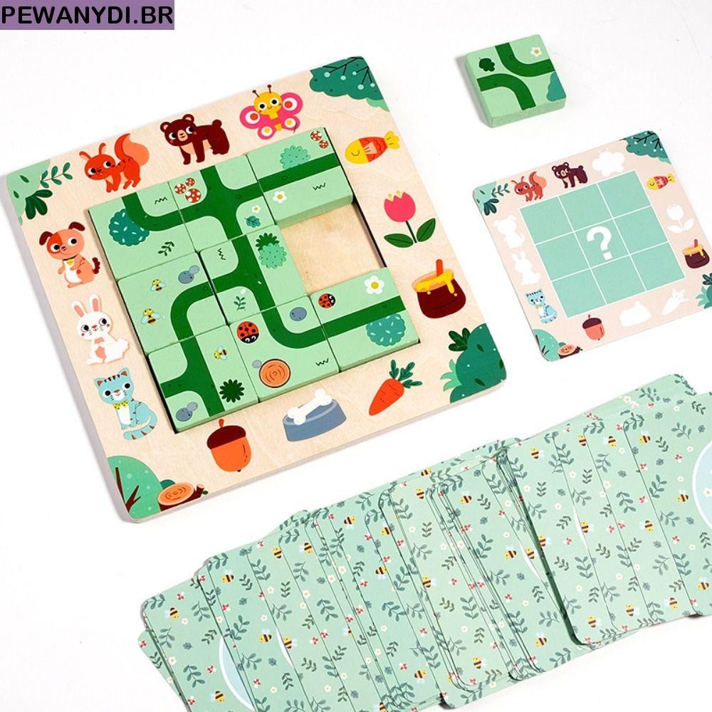 PEWANYDI Kids Maze Board Game , Route Matching Educação Infantil ...