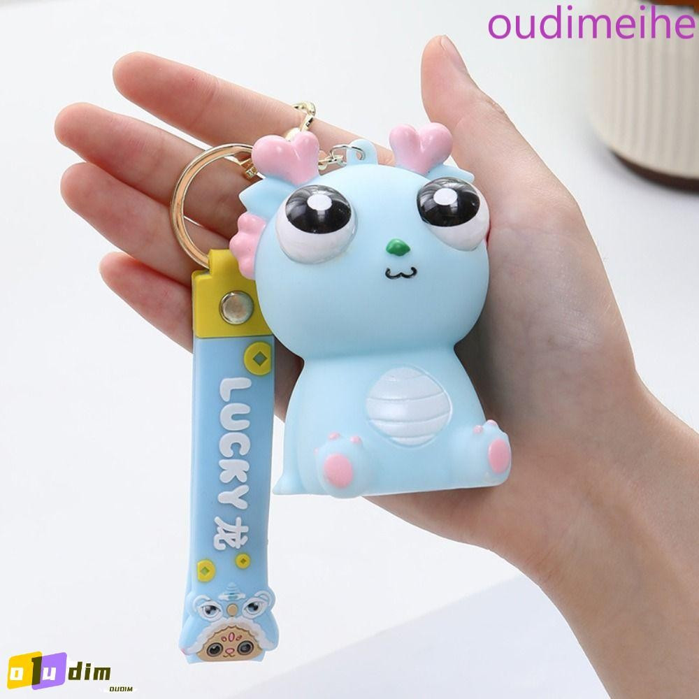 Chaveiro de Dragão Olhos Explosivos Oudimehe Boneca de Simulação ...