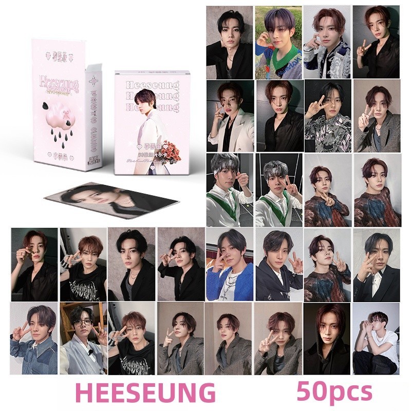 50-119pcs EN Holographic Postcards ROMANCE UNTOLD MEMORABILIA HEESEUNG ...