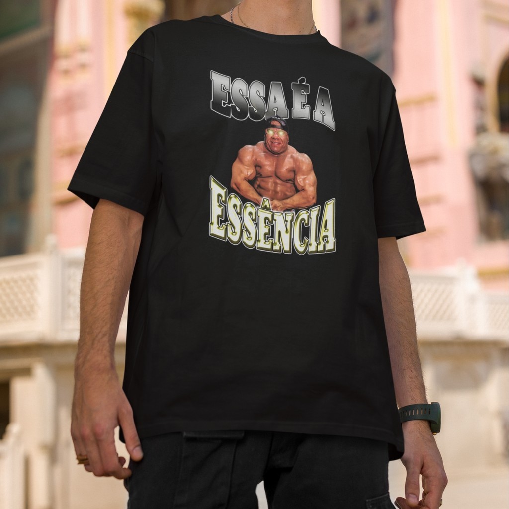 Camiseta Zoeira Bodybuilder Jorlan Fisiculturista Essência | Shopee Brasil