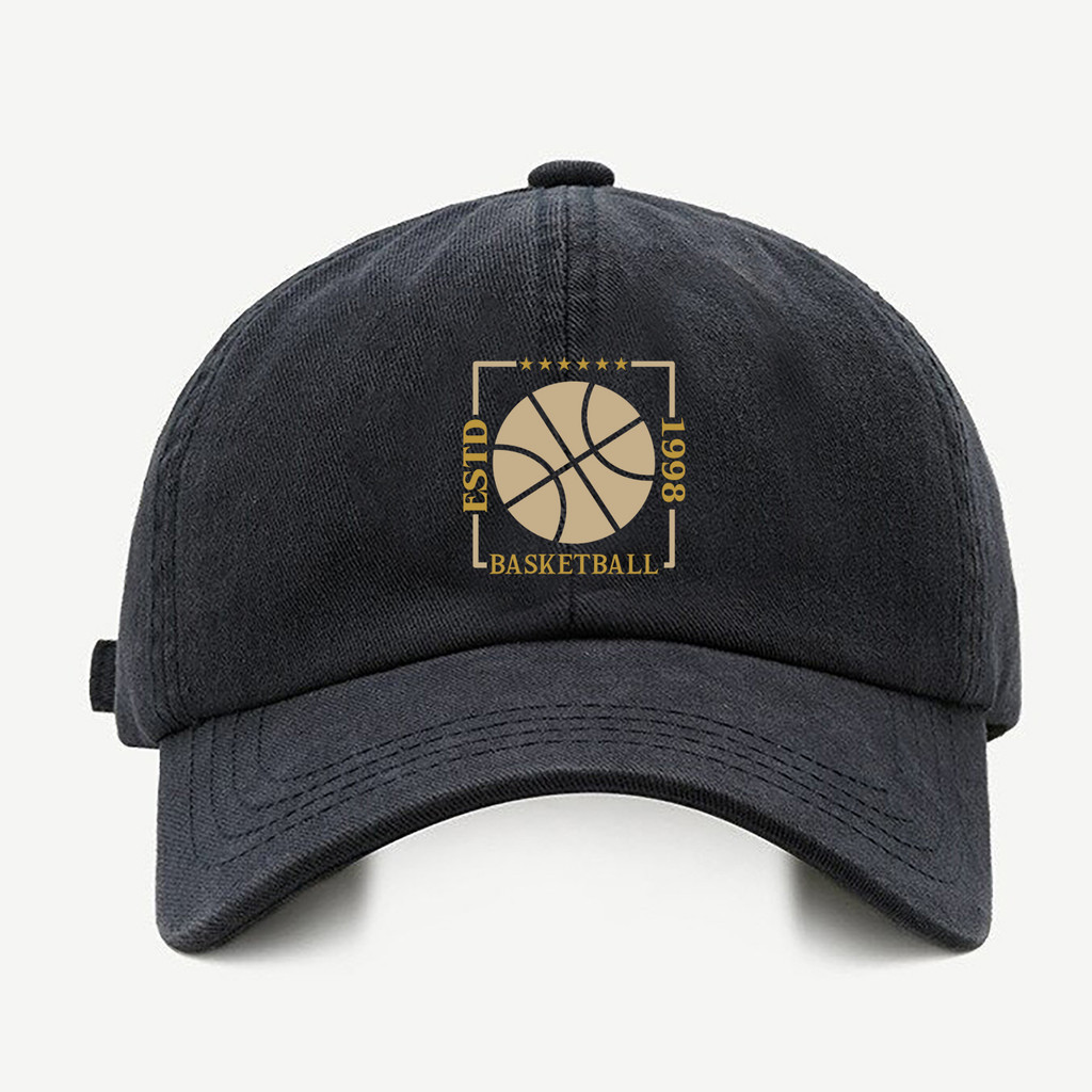 Bone baseball masculino preto Estd basketball 1988Com regualgem cores ...