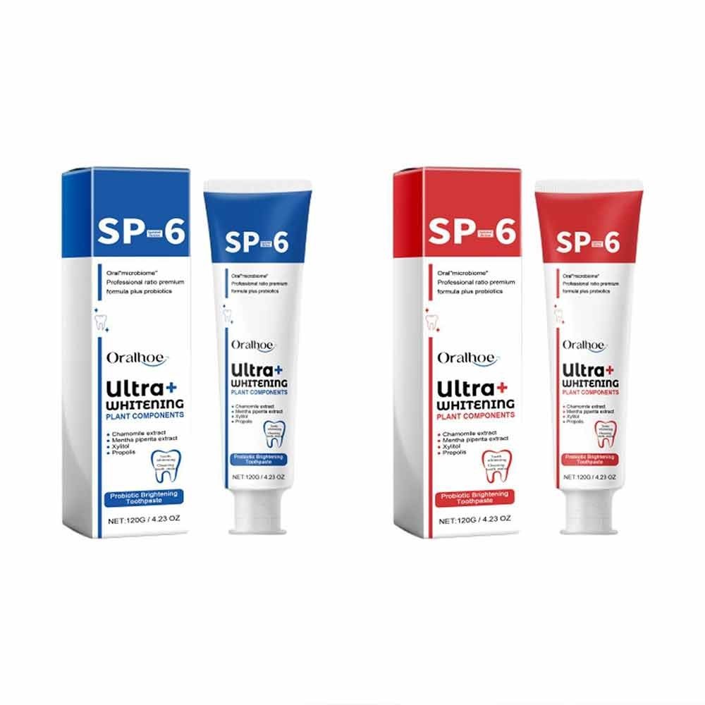Sp-6 Probiotic Brightening Toothpaste, Deep Cleaning Care Toothpaste ...