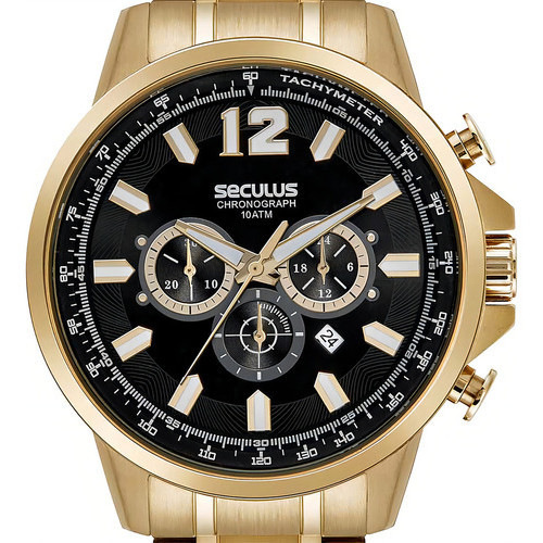 Relógio Seculus Masculino Chronograph 44162GPSVDA2 | Shopee Brasil