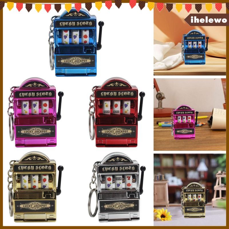 [Porta-Chaves Mini Slot Machine Toy Keychain , Arcade Gaming Gifts ...