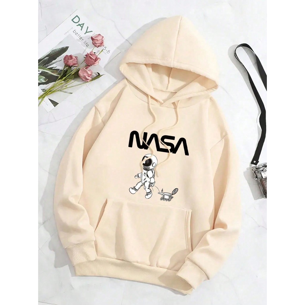 MOLETOM CANGURU NASA ASTRONAUTA BLUSA DE FRIO | Shopee Brasil