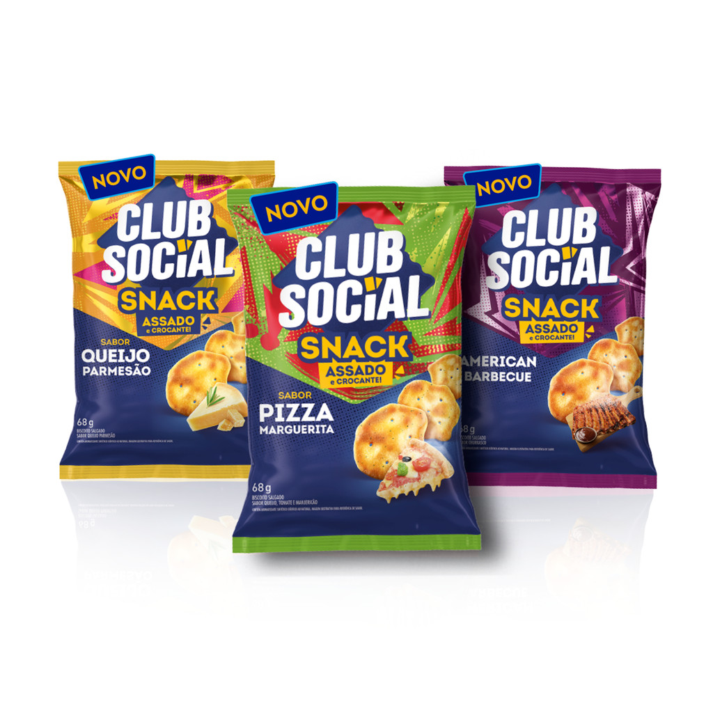 Kit Club Snack 3 Unidades | Shopee Brasil