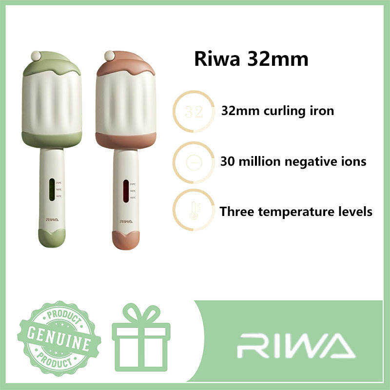 Riwa 32mm Com Fio Triplo Temperatura 30 Milhões De Ferro De Ondulação ...