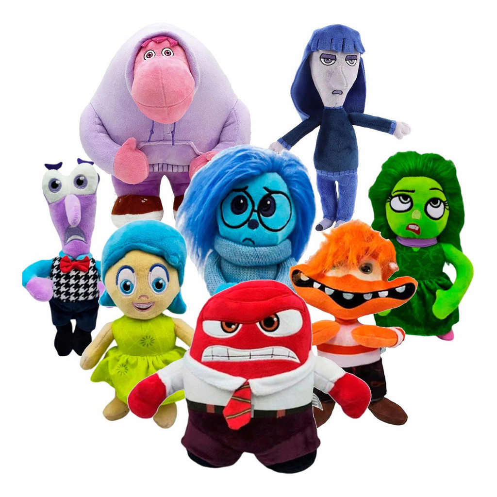 Boneco Divertida Mente 2 Lindos Pelúcia - Escolha As Emoções | Shopee ...