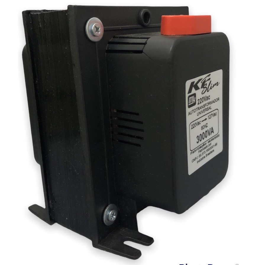 Auto Transformador de 3000va Conversor Bivolt Voltagem 110 Para 220v E 220 Para 110 Marca KF ...