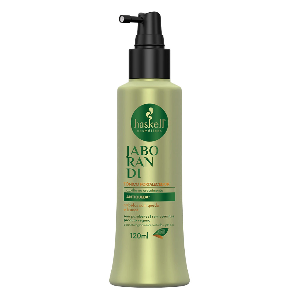 Tônico Fortalecedor Jaborandi 120ml Estimula Crescimento combate à ...