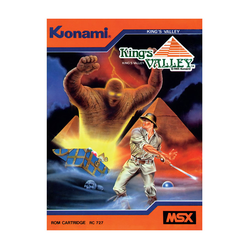 Pôster MSX King's Valley 50cm x 70cm Sem Dobras | Shopee Brasil