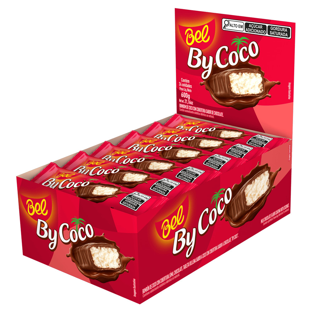 Chocolate Bombom Bel By Coco C/ 24 Unid 600g | Shopee Brasil