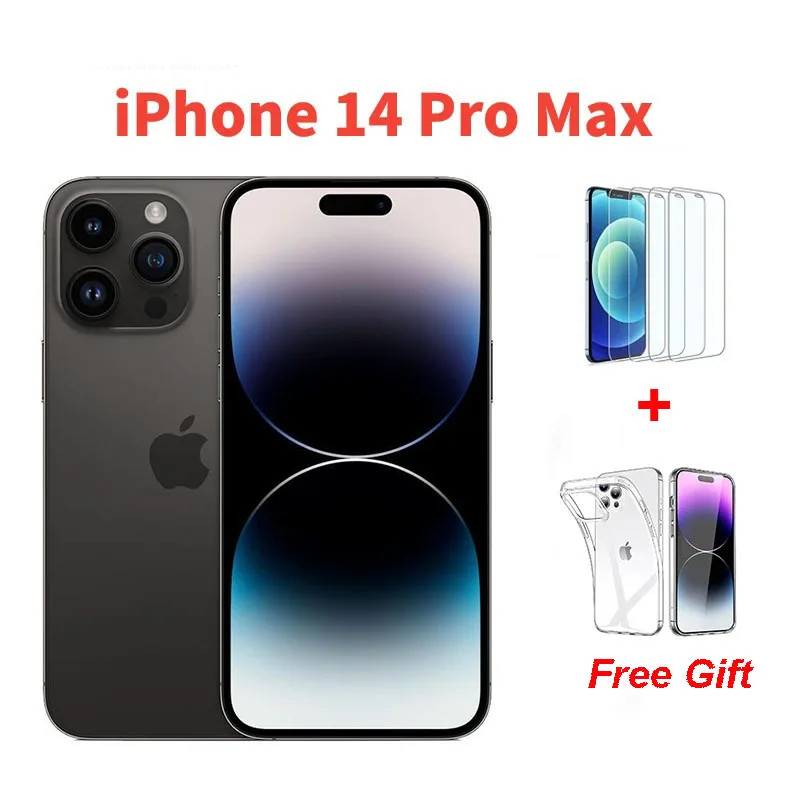 Apple i14 Pro Max 128 Gb 256 ROM 6 RAM 6.7'OLED FACE ID Física A15 Chip ...