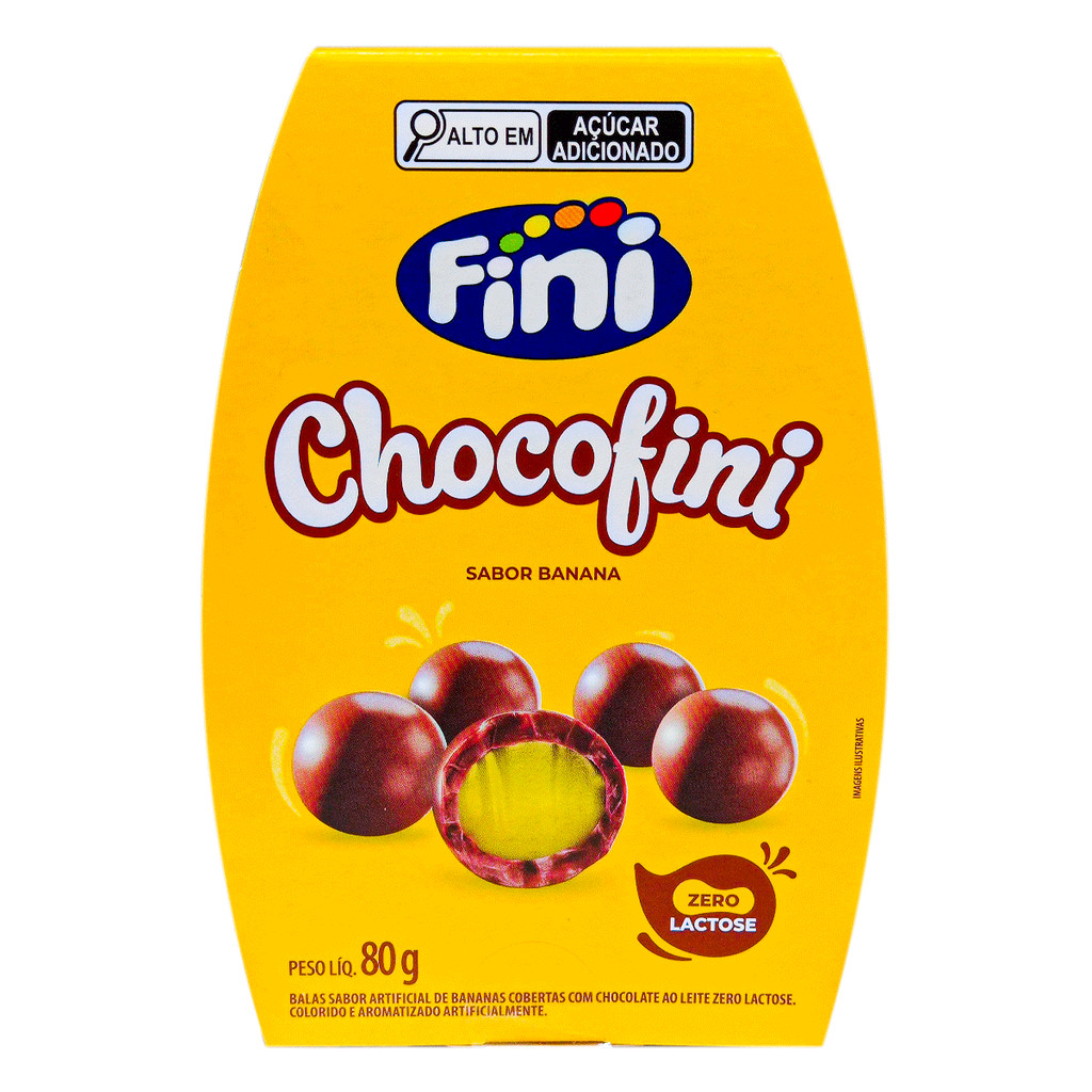 Chocolate Fini Chocofini Banana 80g | Shopee Brasil
