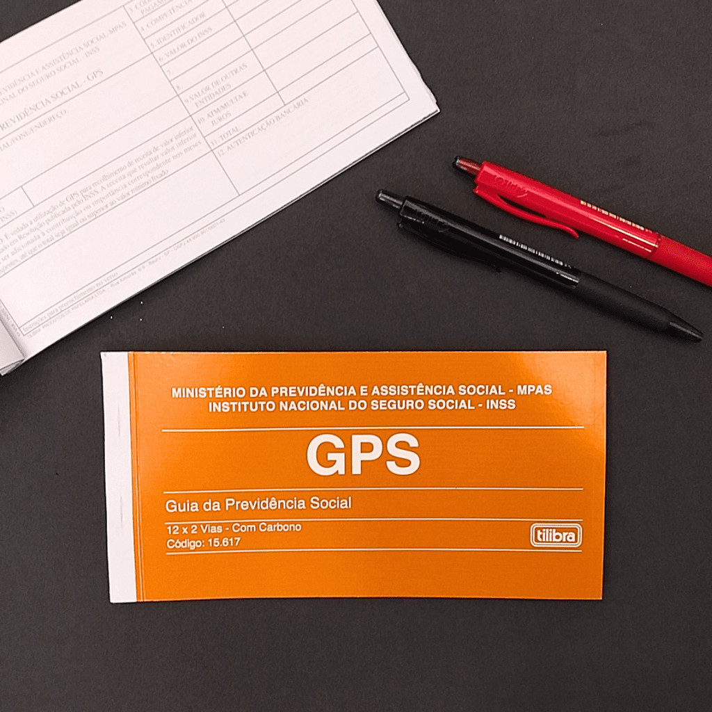 Carnê INSS GPS 12 Fls C/ Carbono Previdência Social Tilibra | Shopee Brasil