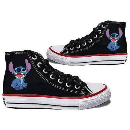 Tênis All Star Stitch Adulto E Infantil Modelo Botinha Cano Alto ...
