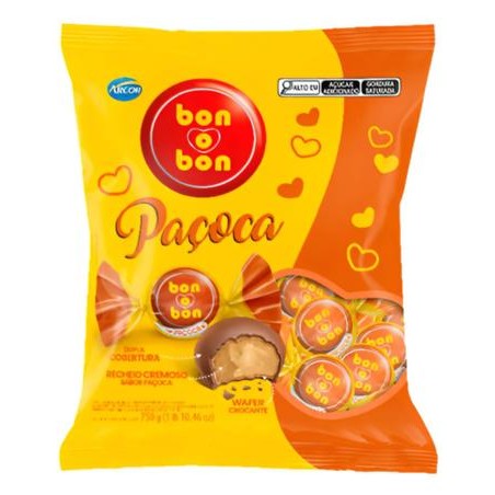 Bombom Bonobon Pacoca Arcor 750G | Shopee Brasil