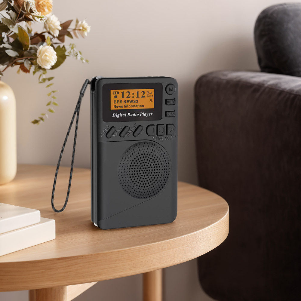 Rádio Digital DAB FM Com Entrada Para Fone De Ouvido Portátil Alto ...