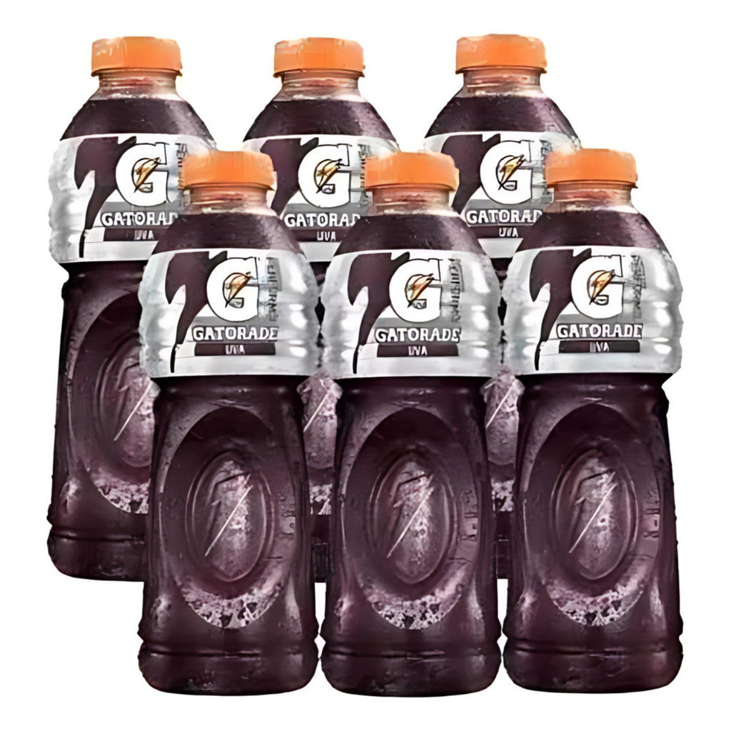 Gatorade Isotônico De Uva Kit 6 Garrafas Pet 500ml Promoção | Shopee Brasil