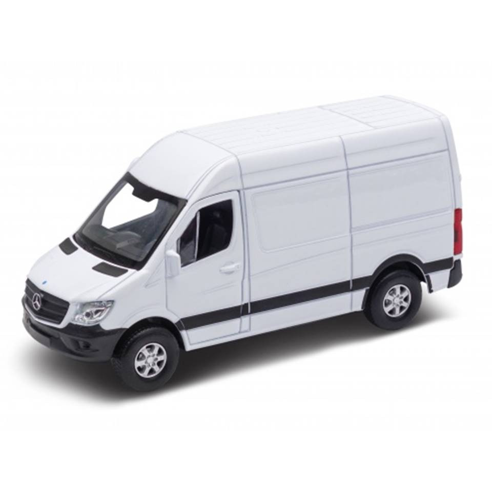 Miniatura Van Mercedes Sprinter 2015 Welly 1/48 Metal e Fricção Branca ...