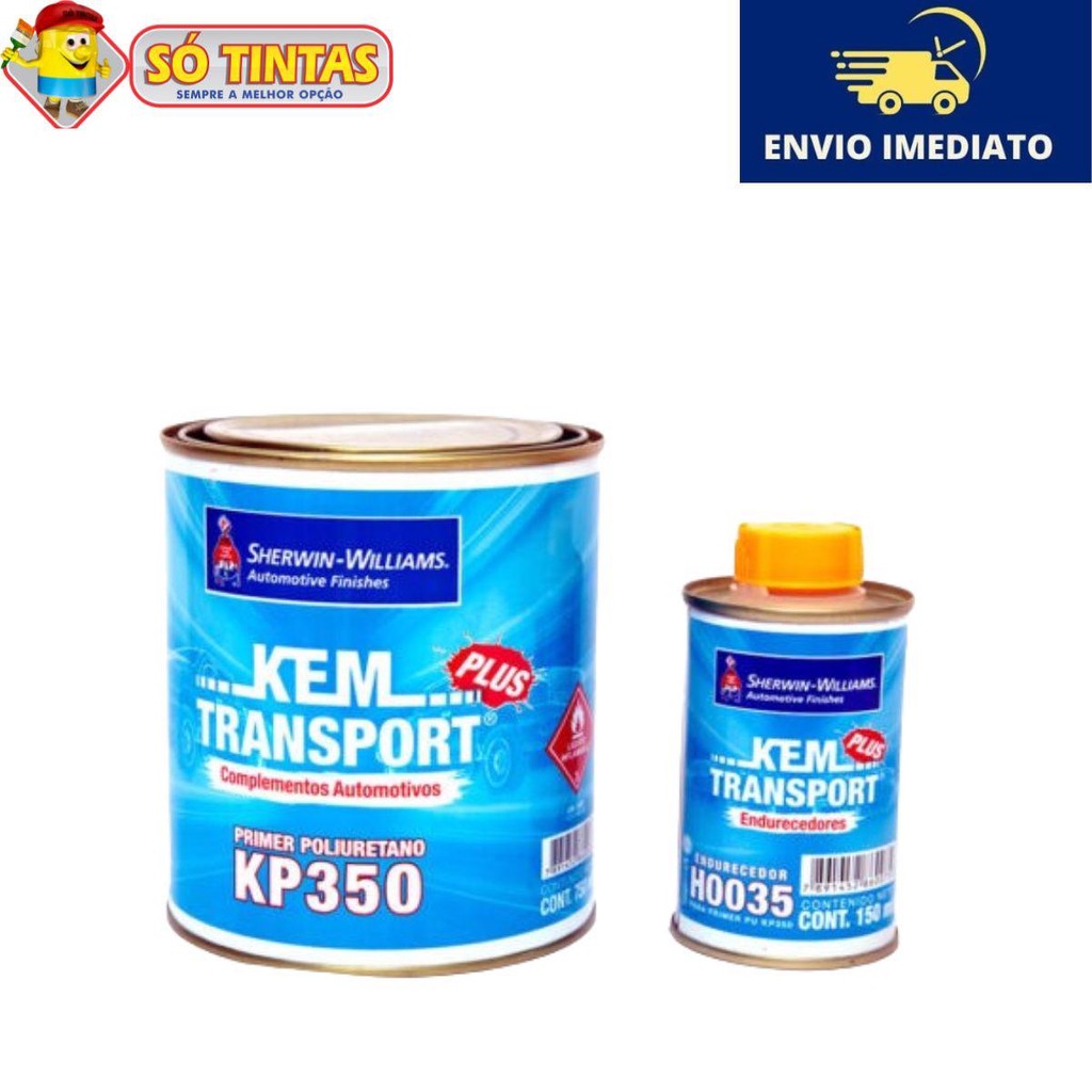 Primer PU KP350 750ML + Endurecedor H0035 150ML Kem Transport - Sherwin ...