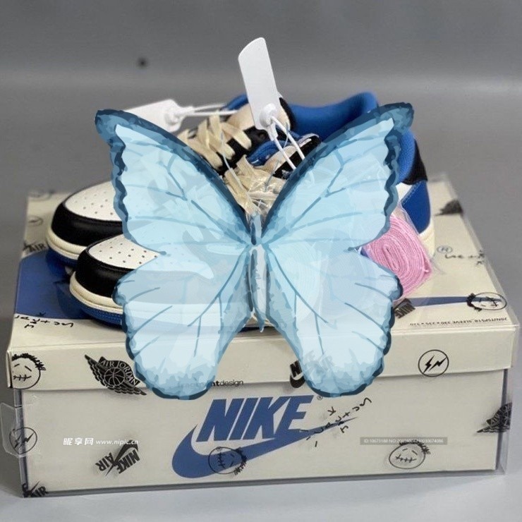 Air 1 x Travis Ma X azul fog999 Exército Sênior | Shopee Brasil