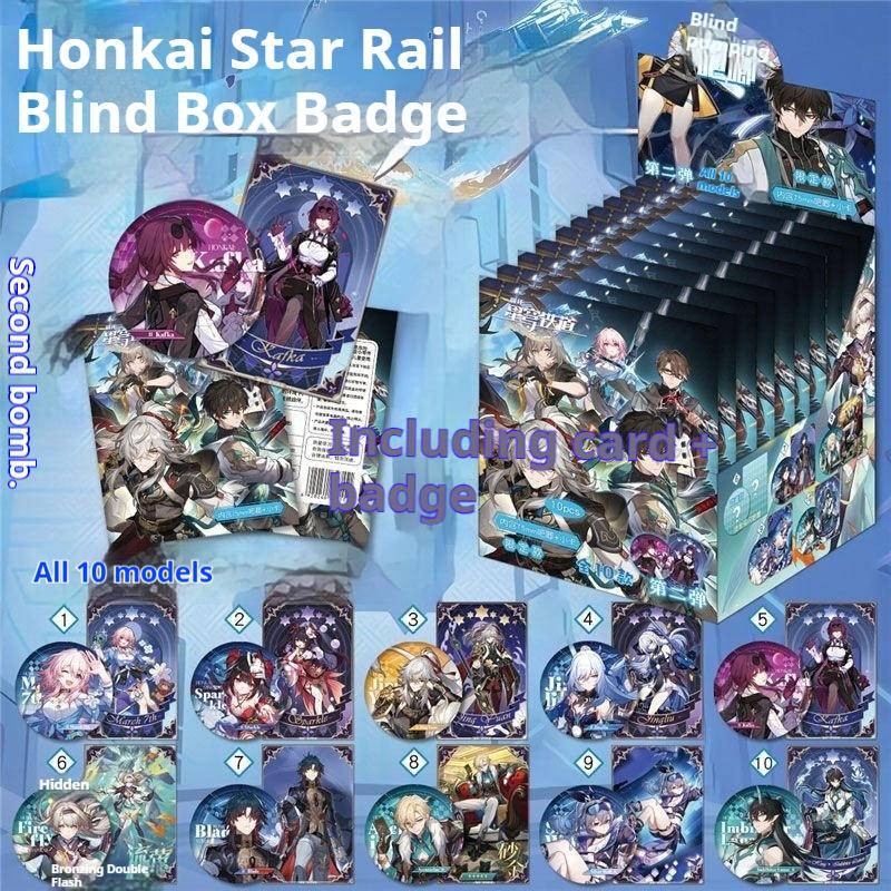 Honkai Star Rail Blind Box Badge Pino De Folha De Flandres De 75 Mm Com ...