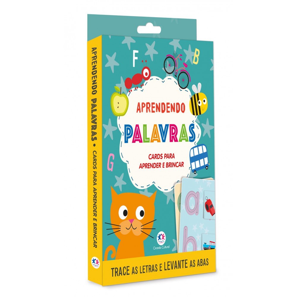 Livro Flash cards Aprendendo Palavras | Shopee Brasil
