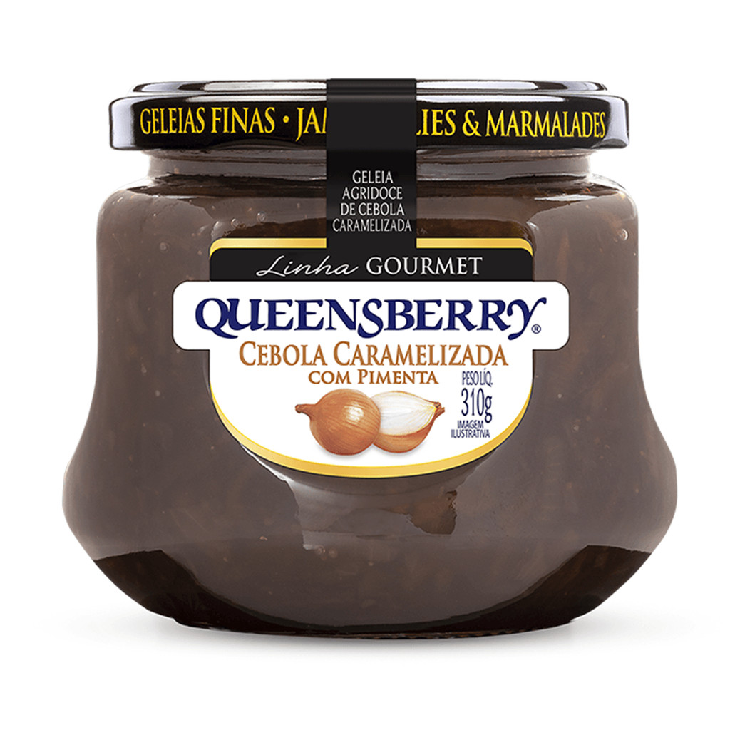 Geleia de Cebola Caramelizada Gourmet Queensberry - 310g | Shopee Brasil