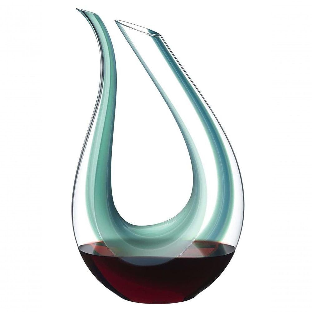 Decanter Amadeo Riedel Melhor Cristal Do Mundo Importado Top Cor:verde ...