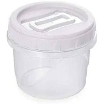 Pote Redondo de 300 Ml Plasútil Branco | Shopee Brasil
