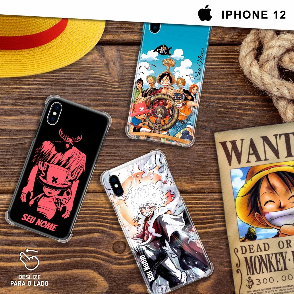 Capa Capinha - iPhone 12 - Piratas One Piece Personalizado | Shopee Brasil