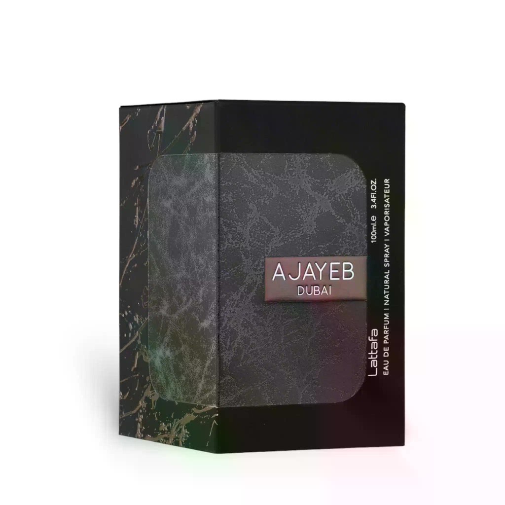 LATTAFA AJAYEB DUBAI BLACK PORTRAIT 100ML | Shopee Brasil