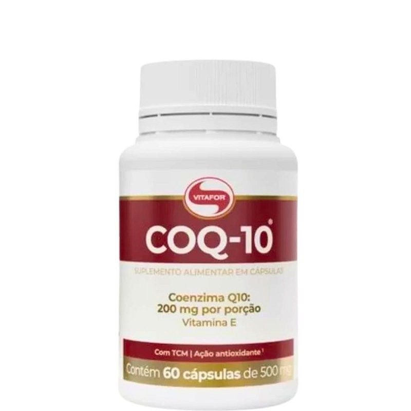 Coenzima Q10, 60 caps Vitafor | Shopee Brasil