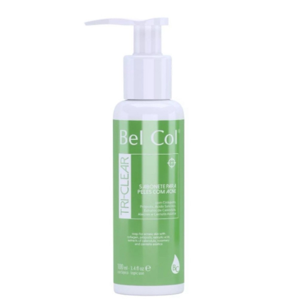 BEL COL CLEAR PLUS SABONETE GEL 100ML | Shopee Brasil